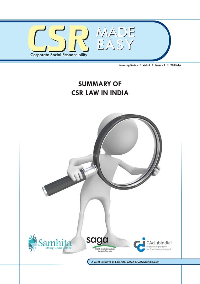 CSR Made Easy Issue 1 | PDF