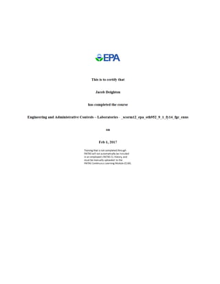 Engineering and Administrative Controls Training | PDF