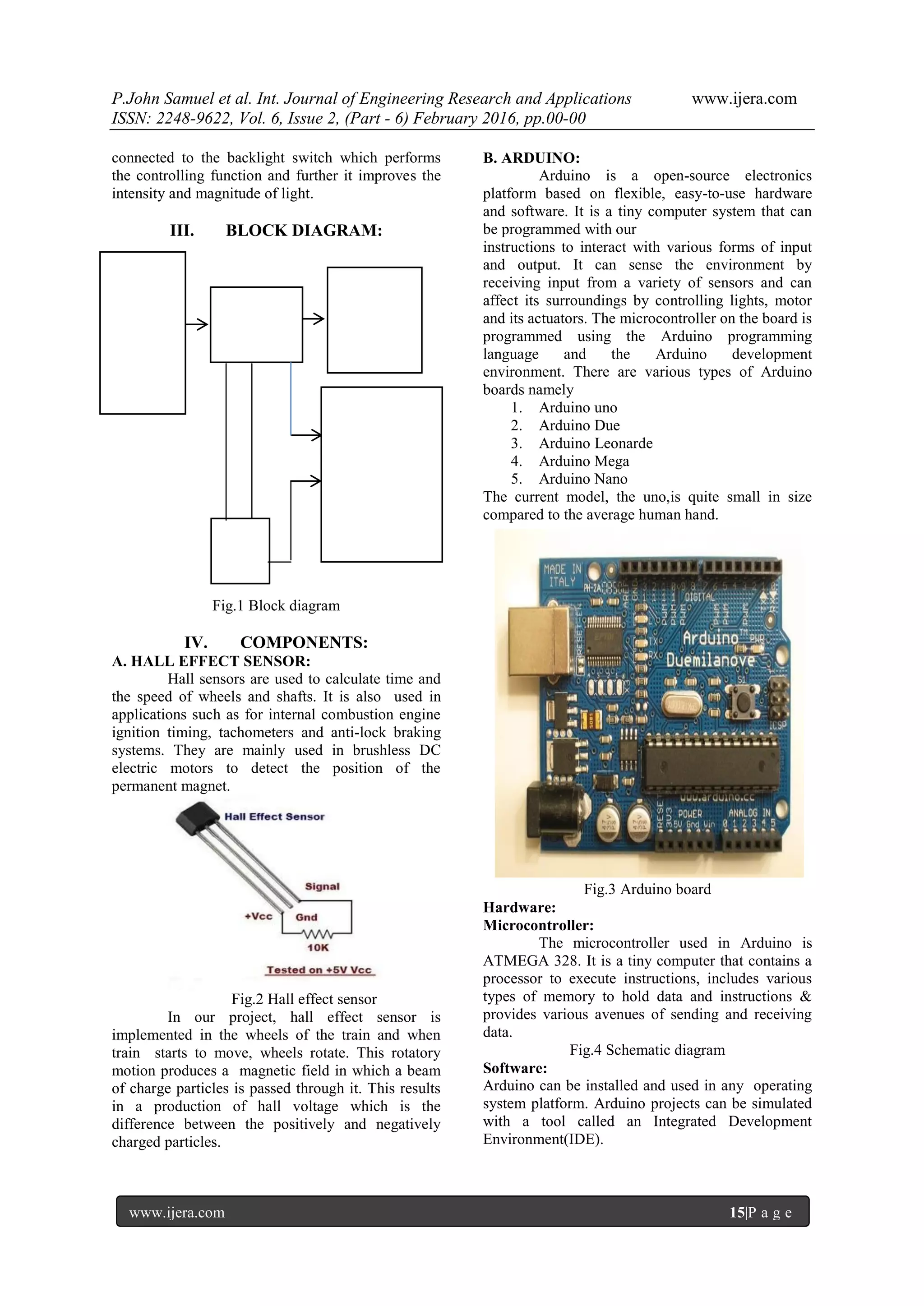 Digitization Of Speedometer Incorporating Arduino And Tracing Of Location Using Gps In Railways