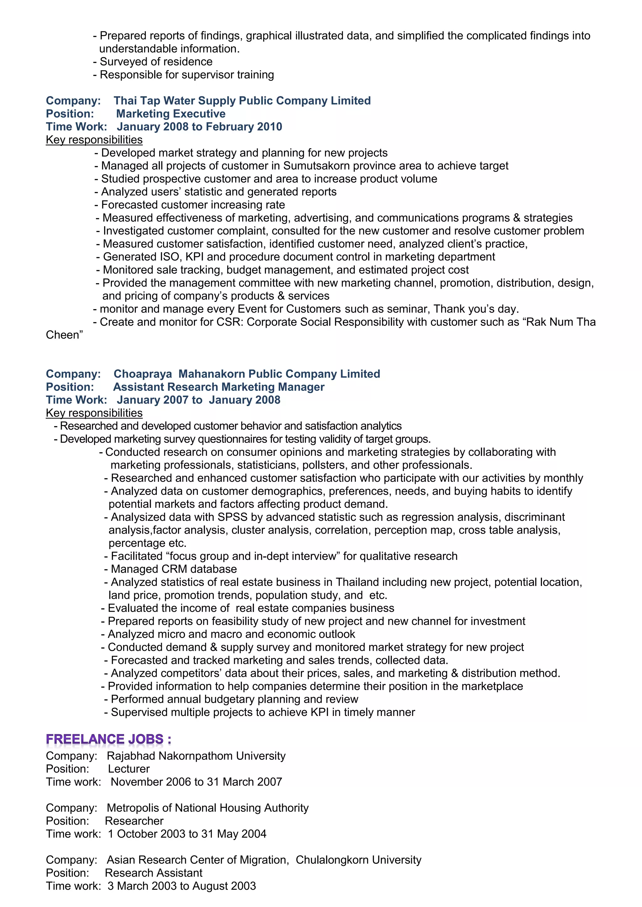 Revised_Resume_Pitchaya Jan 2017 | PDF