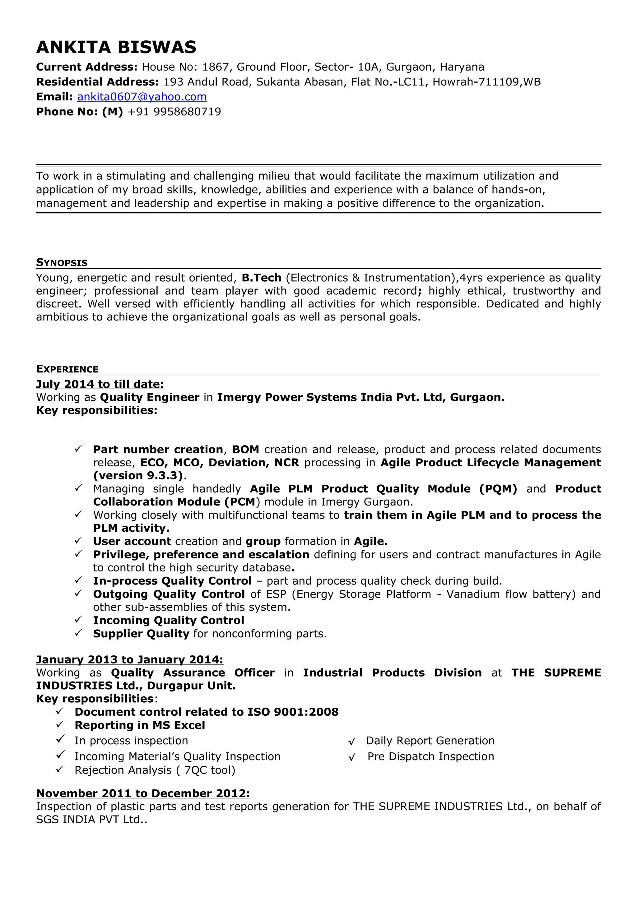 Ankita_Biswas_Resume | PDF