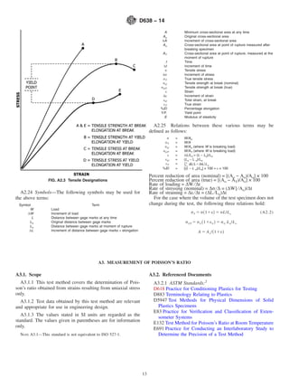 Standard Test Method for Tensile Properties of Plastics | PDF | Physics ...