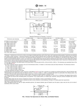 Standard Test Method for Tensile Properties of Plastics | PDF | Physics ...