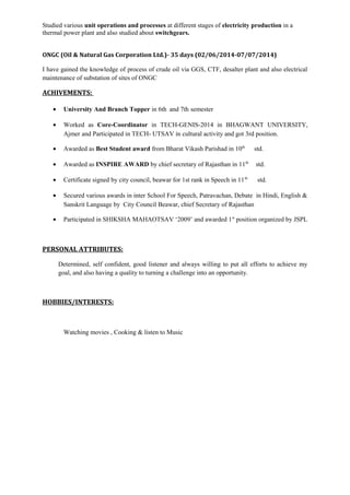 Sapna Resume | DOC