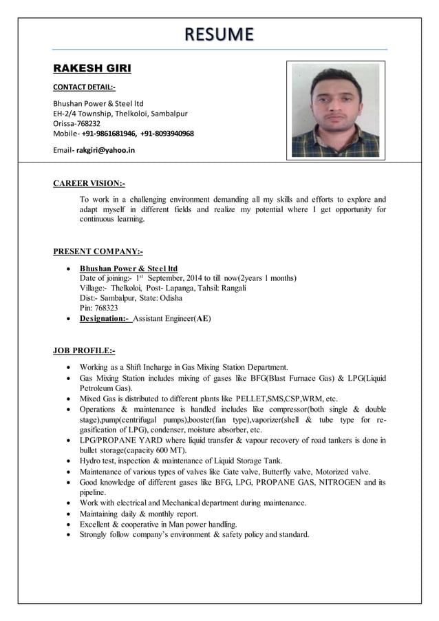 RAKESH RESUME | PDF