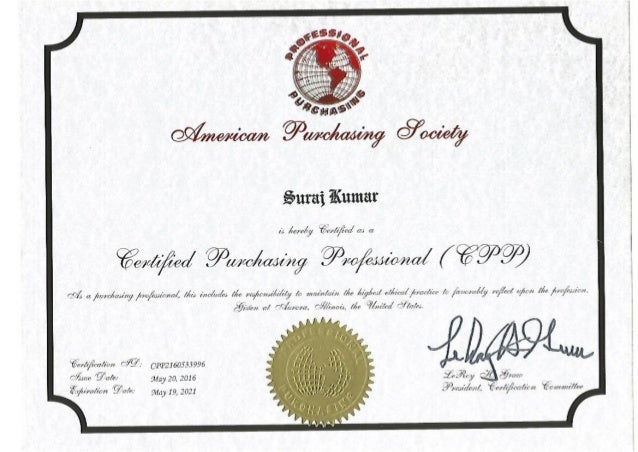 Cpp2160533996 Certification