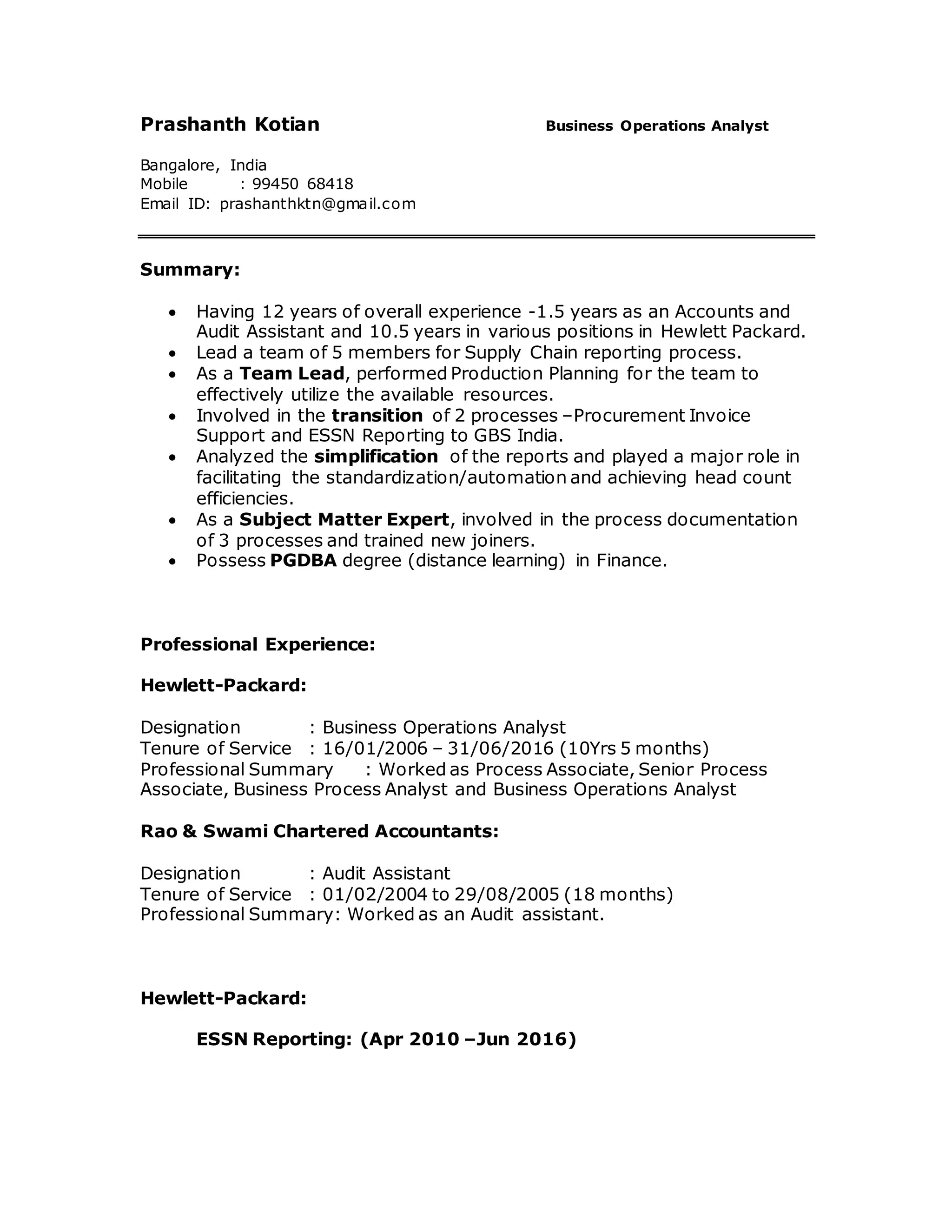 Prashanth Kotian | PDF