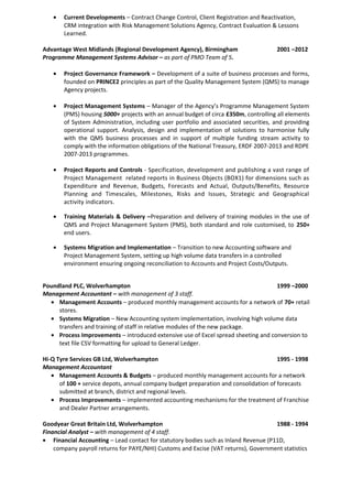 Darryl Poulton - CV Aug16 draft | DOC