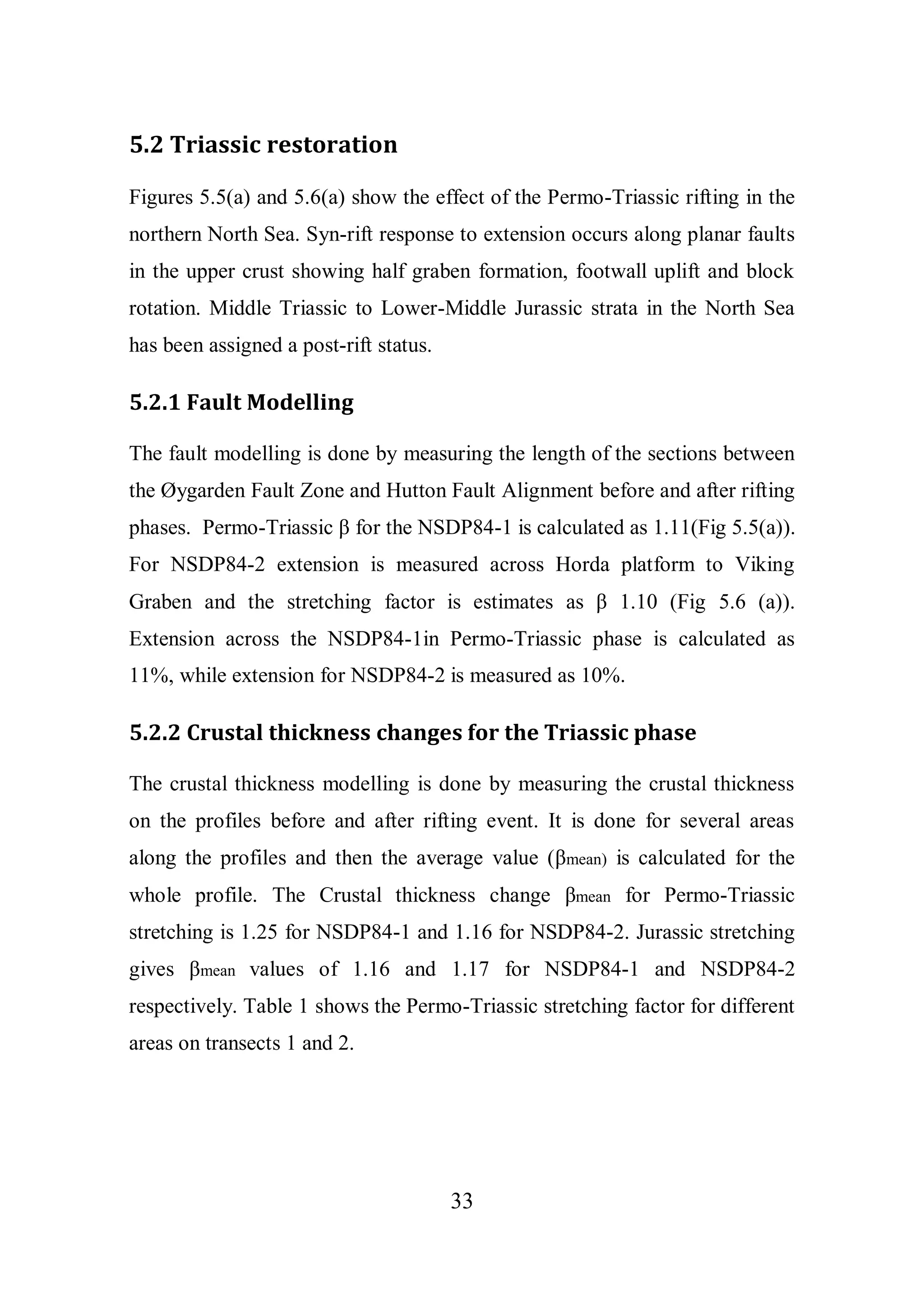 Structural restoration of Mesozoic rifting phases in the northern North ...