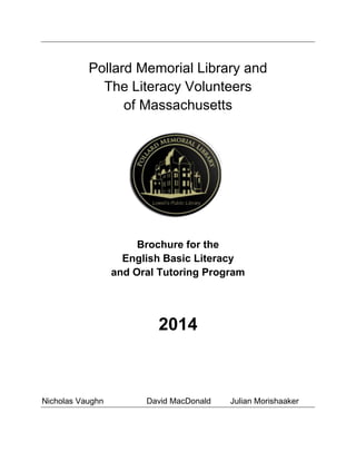 Pollard Memorial Library Brochure Proposal | PDF