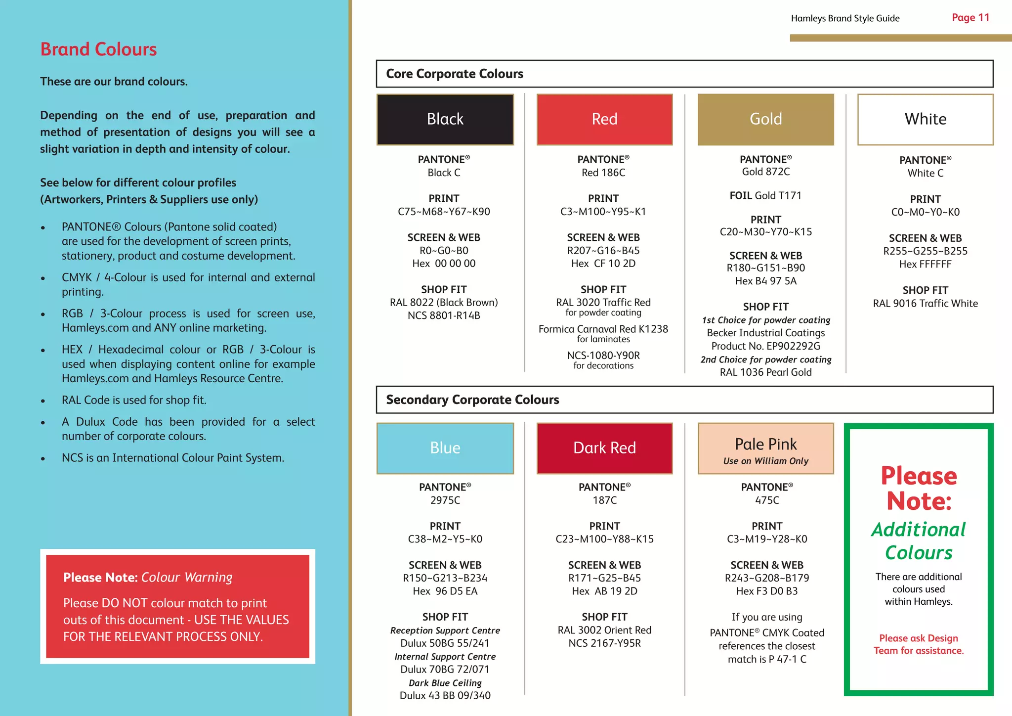 Hamleys Brand Style Guide Refresh - Sept 2016 | PDF