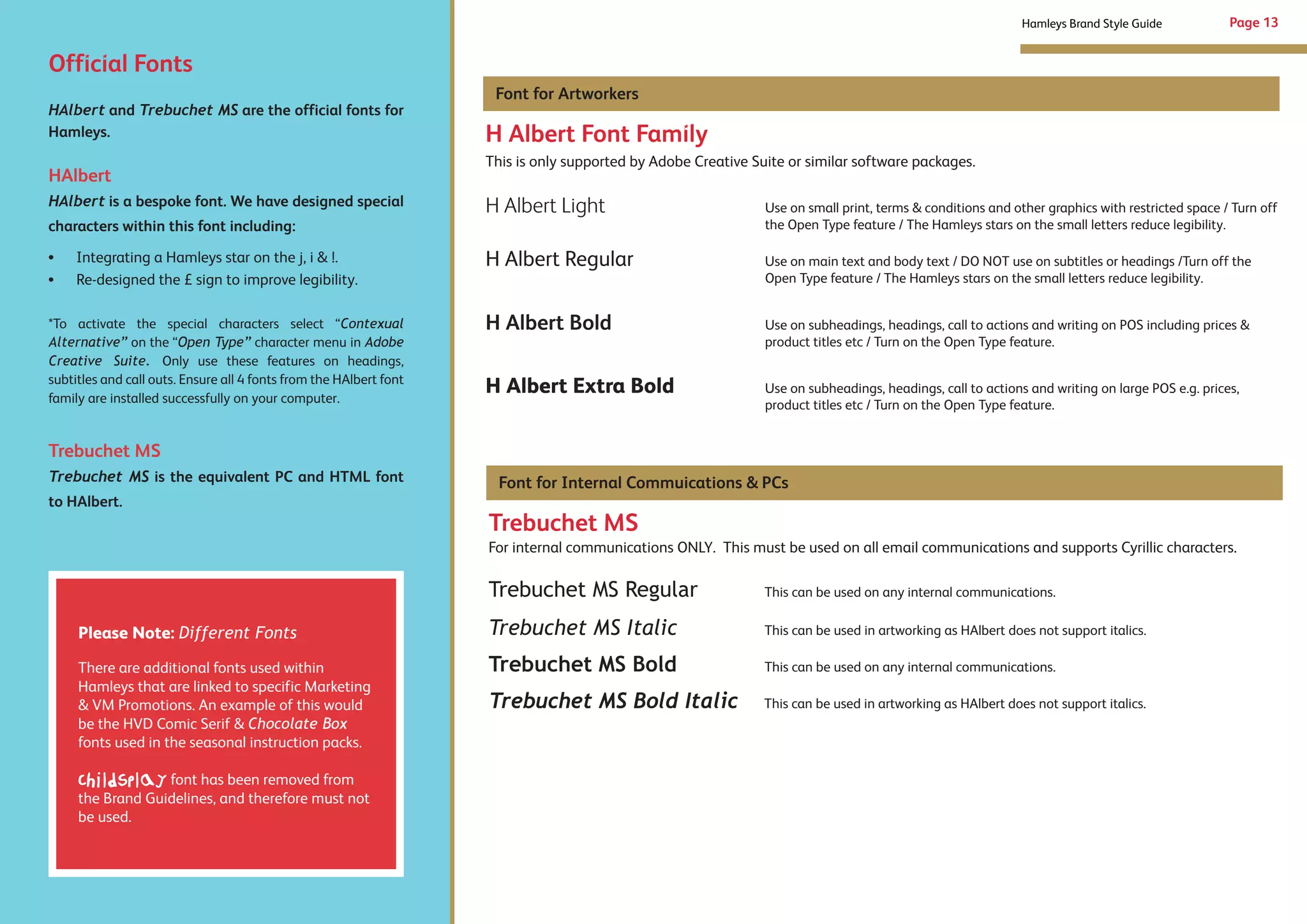 Hamleys Brand Style Guide Refresh - Sept 2016 | PDF