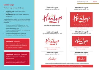 Hamleys Brand Style Guide Refresh - Sept 2016 | PDF