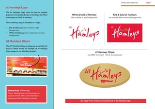 Hamleys Brand Style Guide Refresh - Sept 2016 | PDF