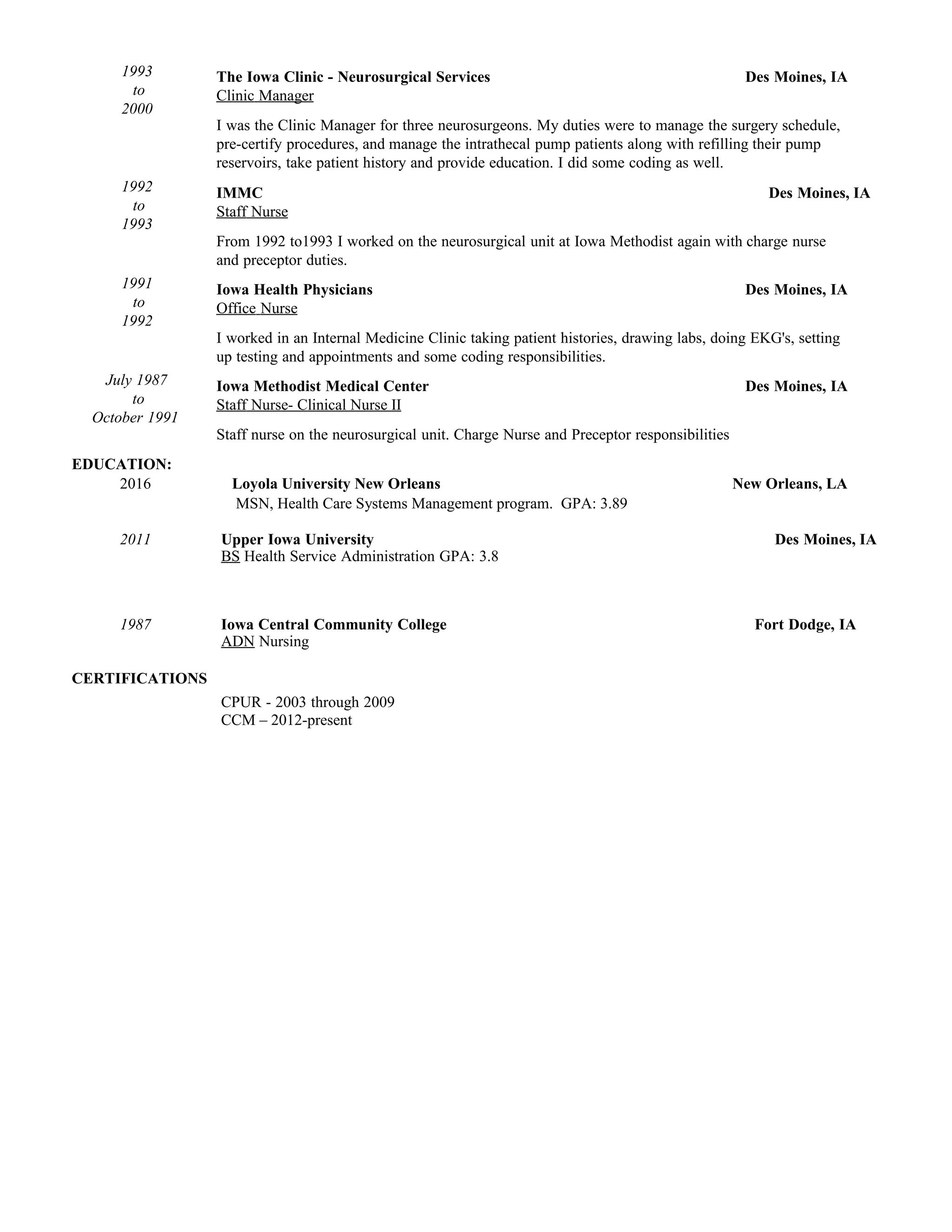 Stephanie_Clarken_resume | DOC | Healthcare Industry | Industries