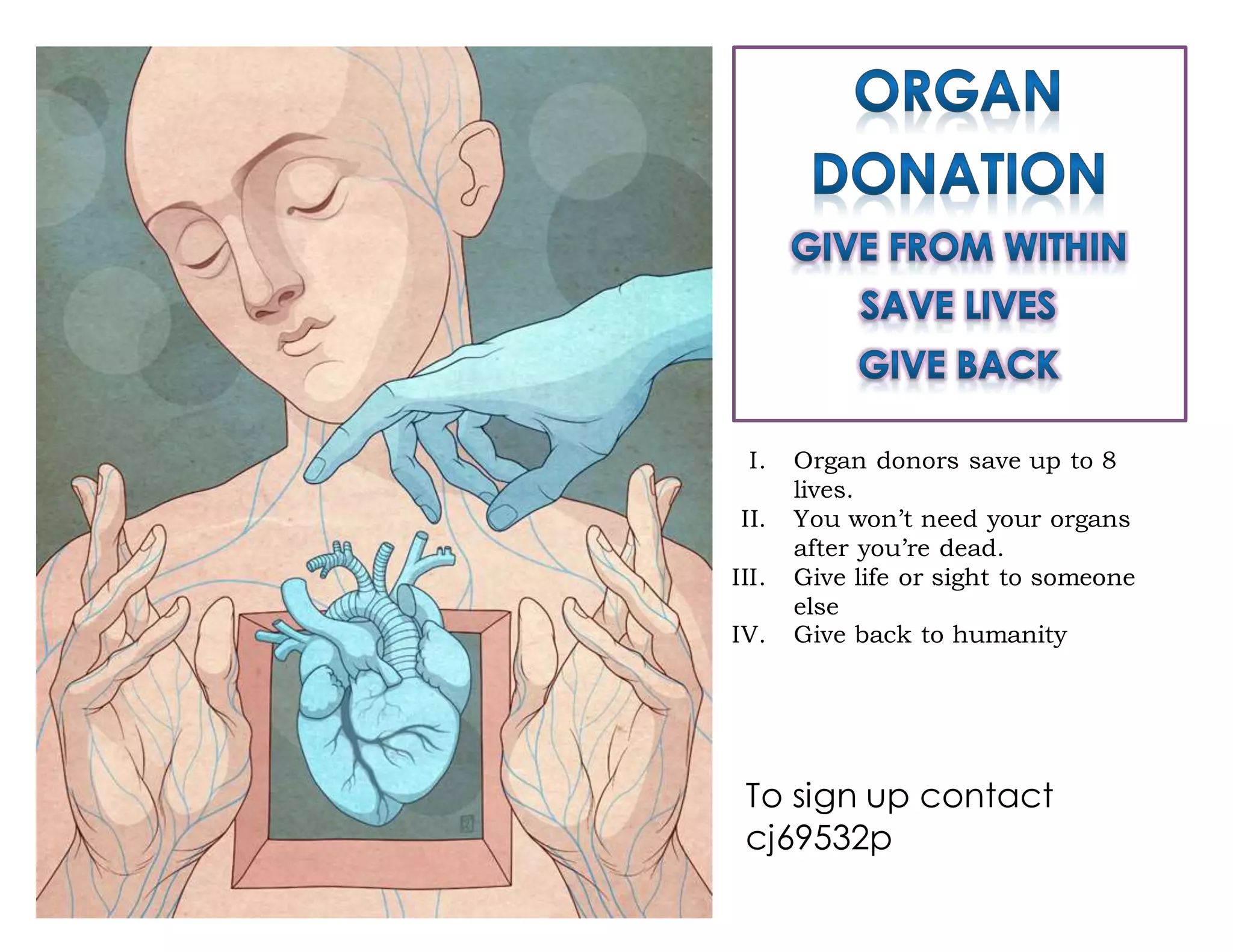 Organ Donation Poster 1 | DOCX