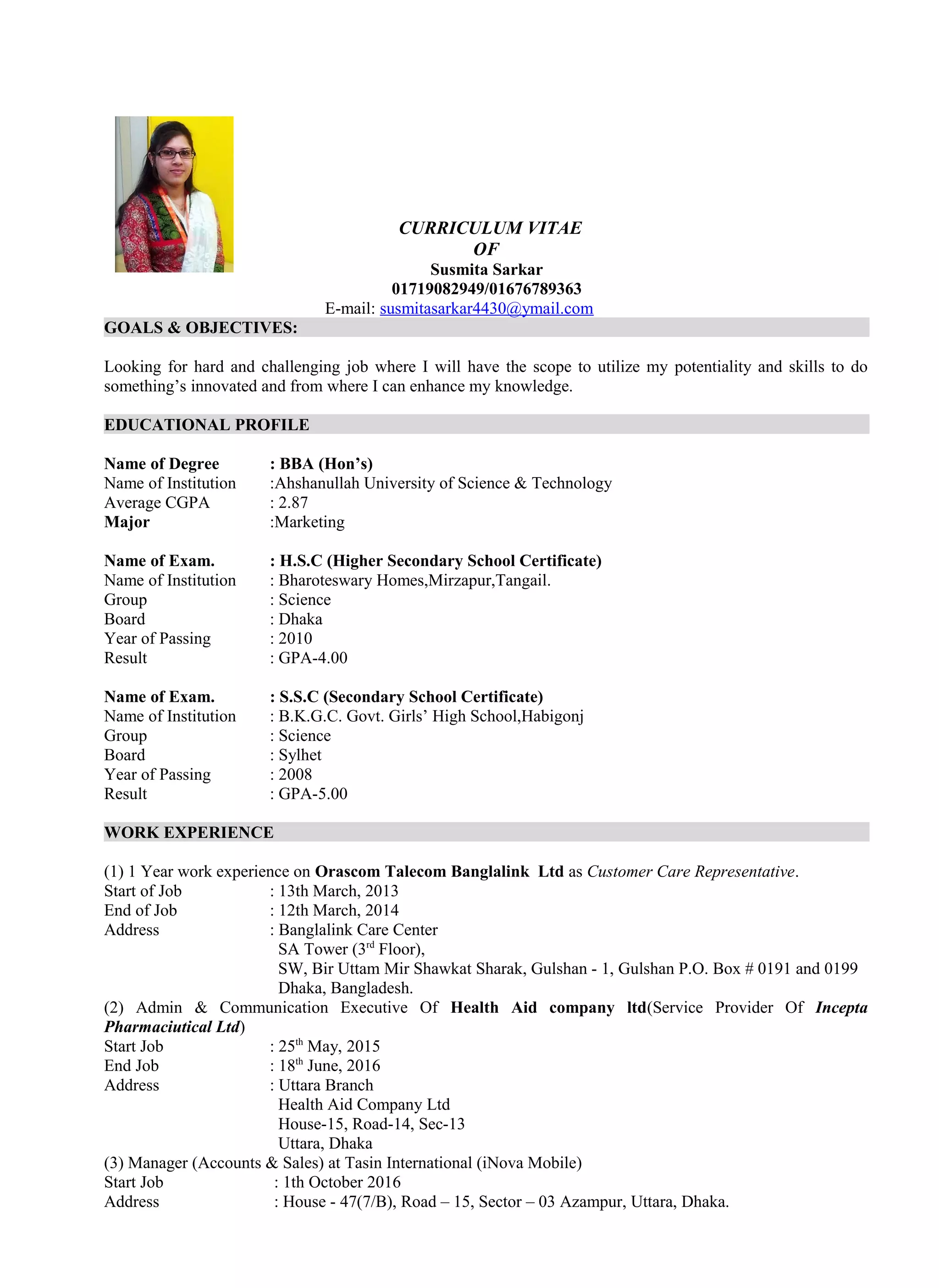 Curriculum Vitae | DOC