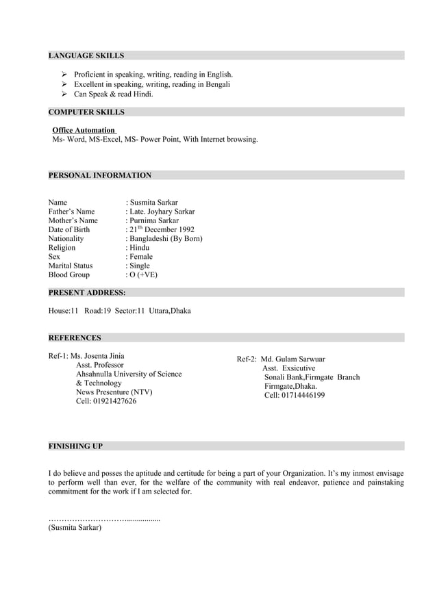 Curriculum Vitae | DOC