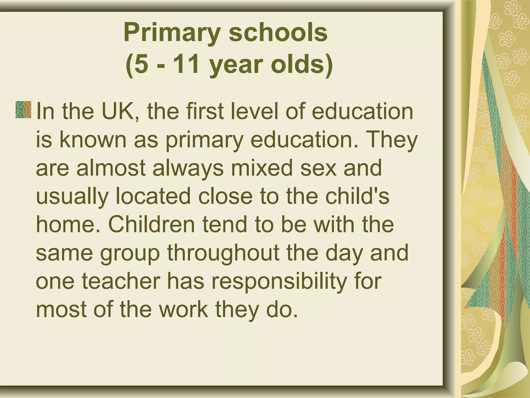 Educational System in England | PPT