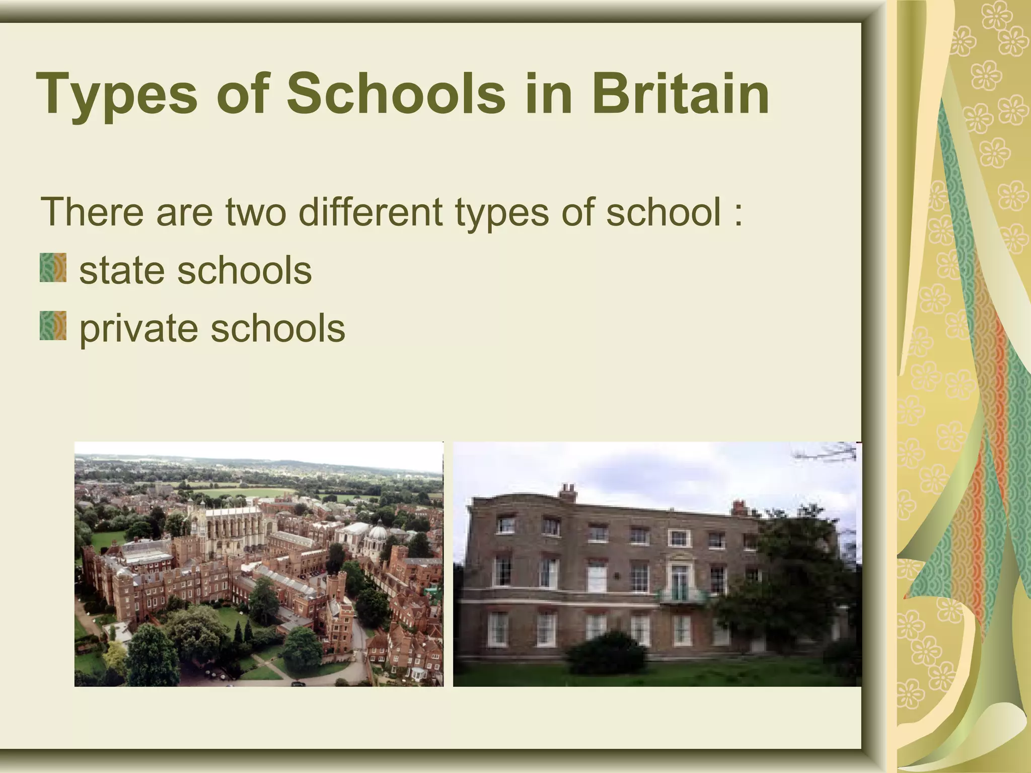 Educational System in England | PPT