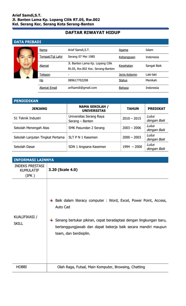 CV ARIEF.compressed(1) | PDF