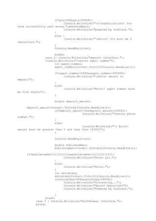 Mpesa_C# (2) | PDF | Programming Languages | Computing