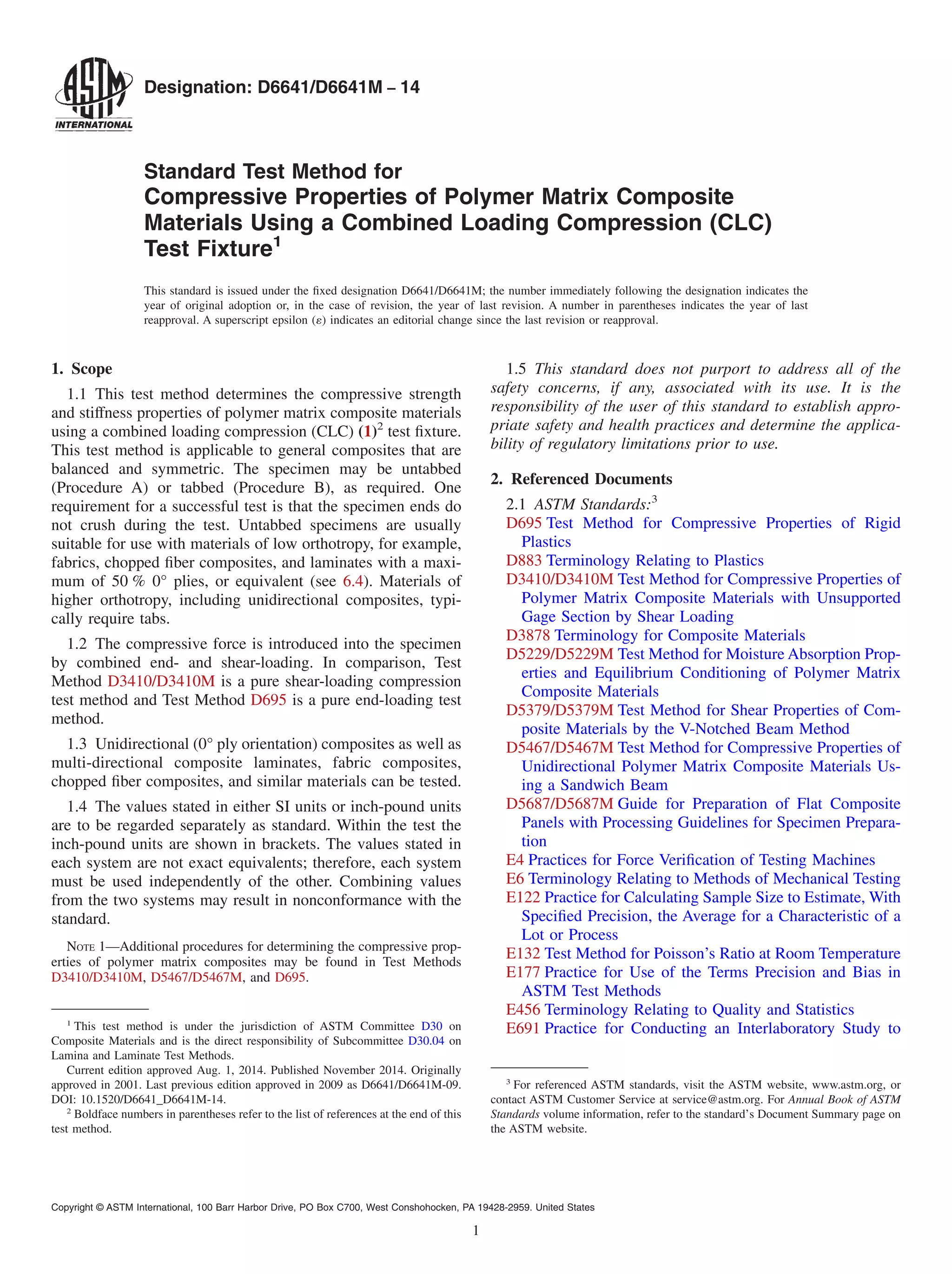 D6641D6641M.39883 Compressive Properties of Polymer Matrix Composite.pdf