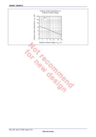 Original NPN Transistor 2SD667A 667 2SD667 D667 TO-92 New | PDF