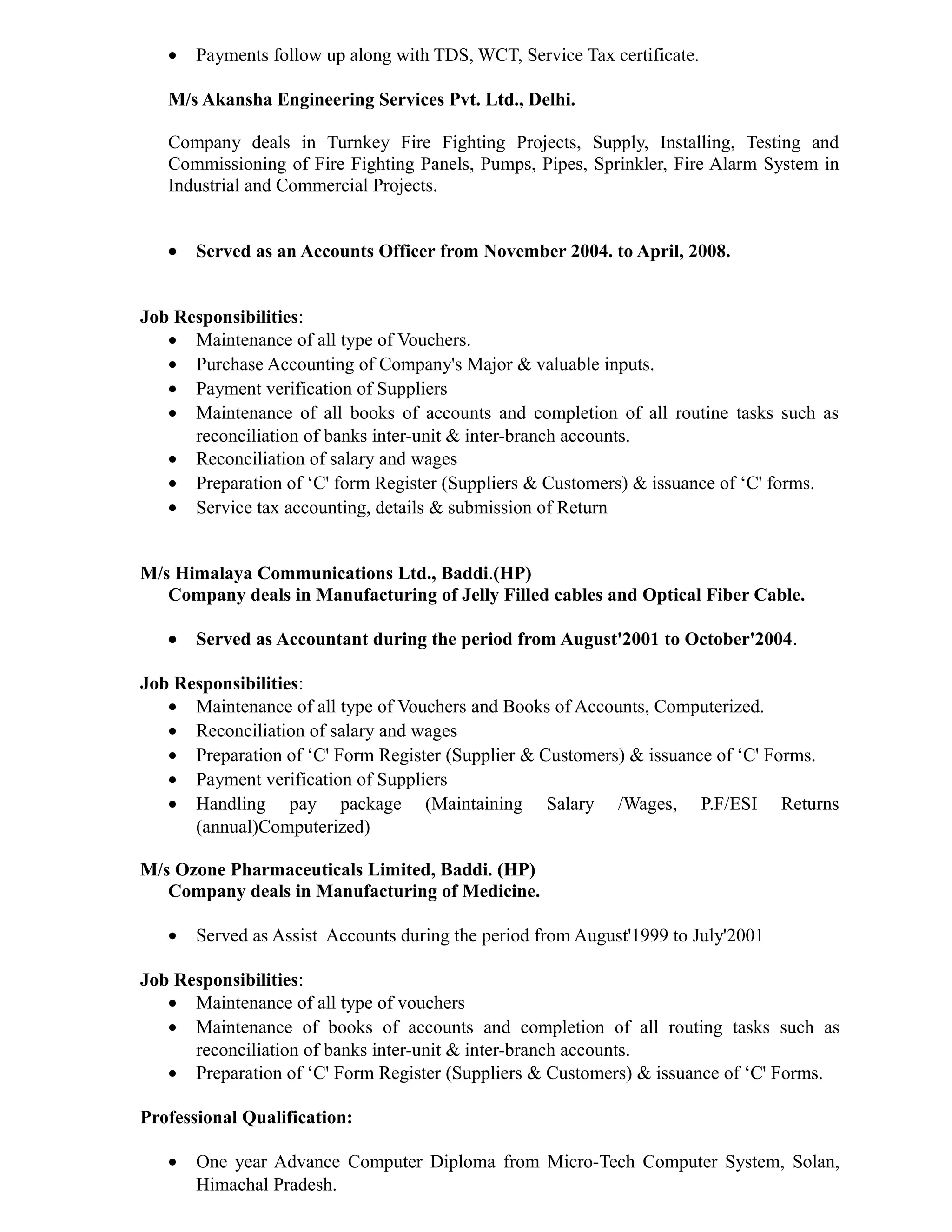 resume ramesh thakur (1) (6) | DOC