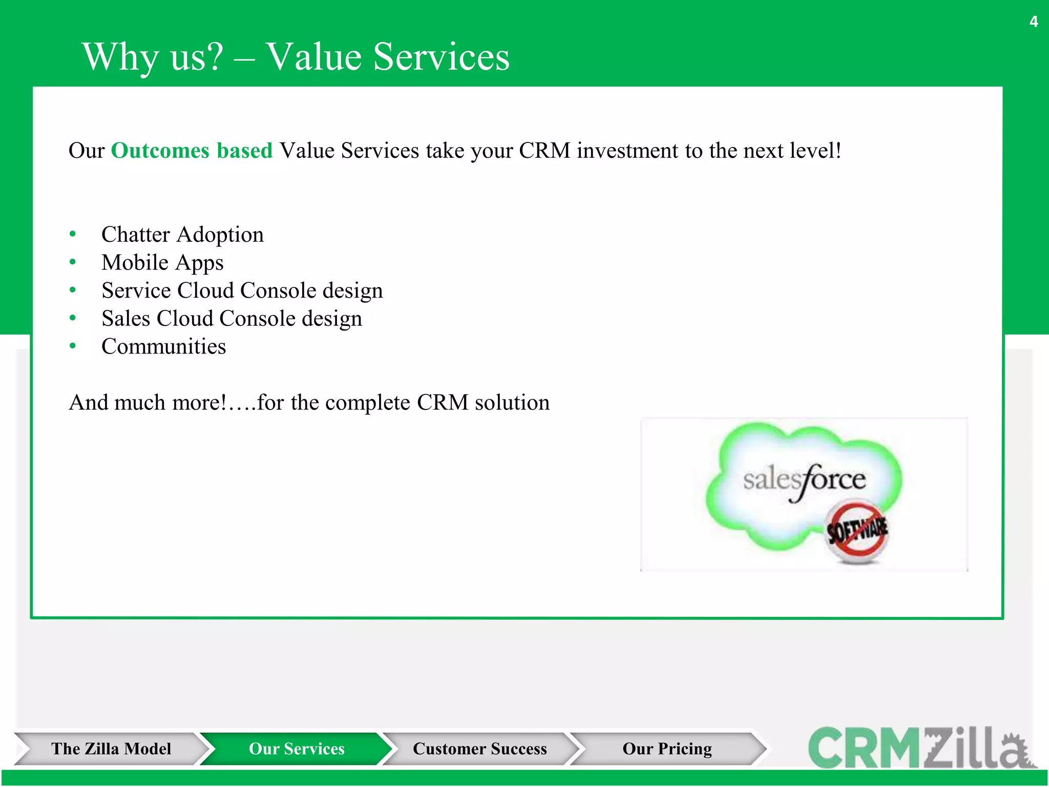 CRMZilla - first call deck | PPT