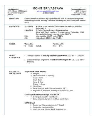 mohit resume | PDF