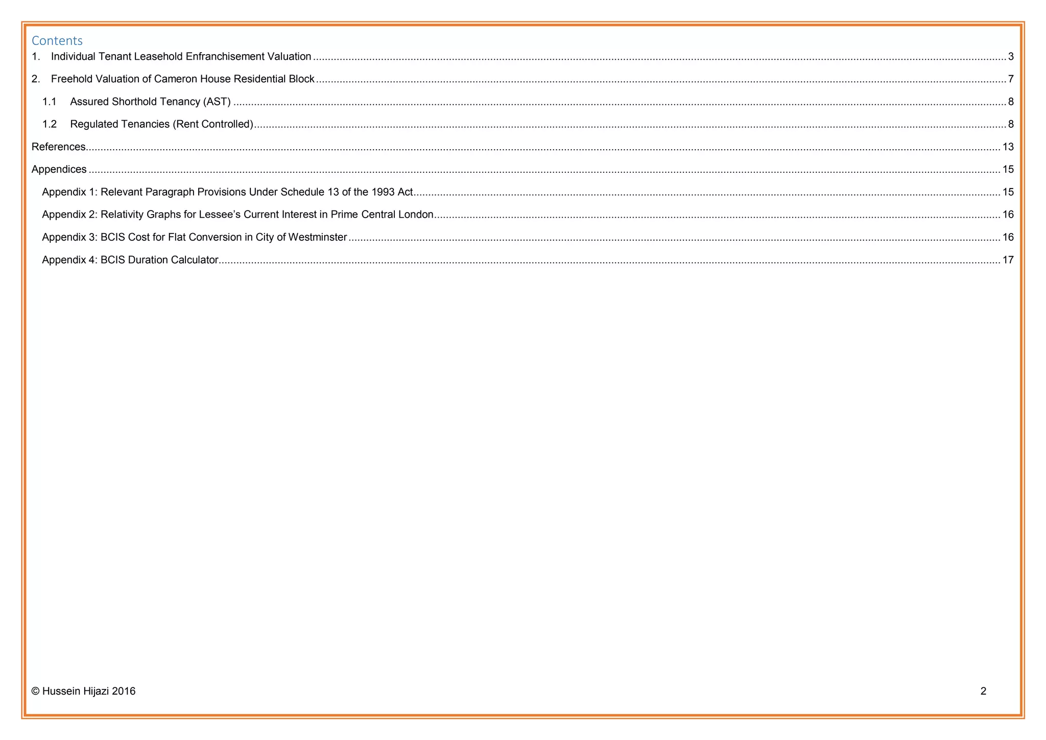 Sample Leasehold Enfranchisement Paper | PPT