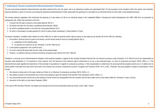 Sample Leasehold Enfranchisement Paper | PPT