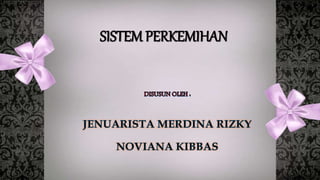 Sistem perkemihan (jenuarista, rischa) | PPT