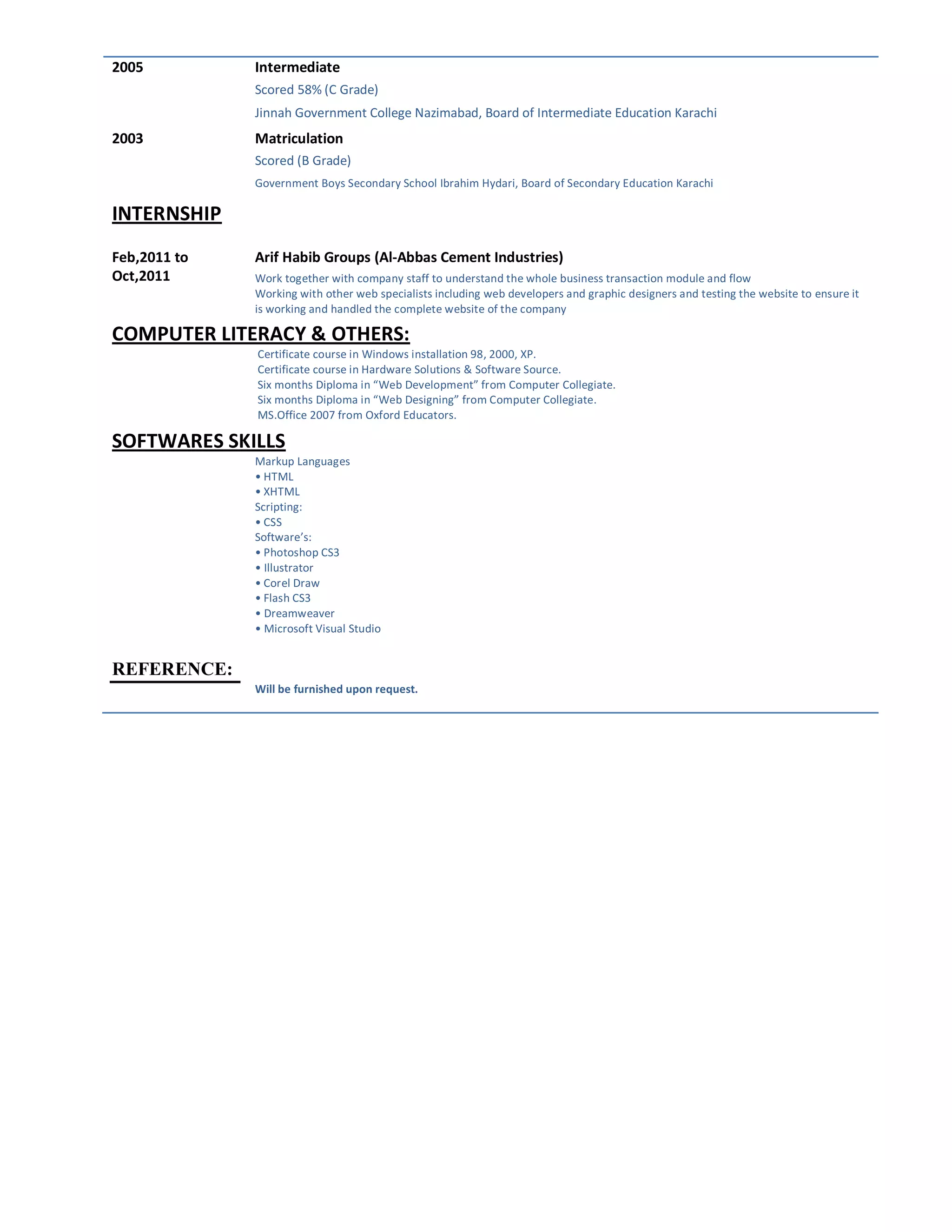 TARIQ CV(final) | PDF