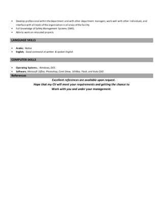 1Fetouh Reda CV... | PDF