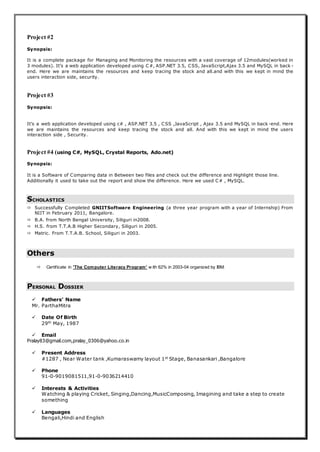 Resume (3) | PDF