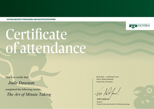 Certificate - AOMT | PPT