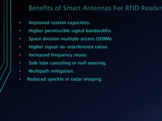 Smart Antenna for RFID Systems 2.55