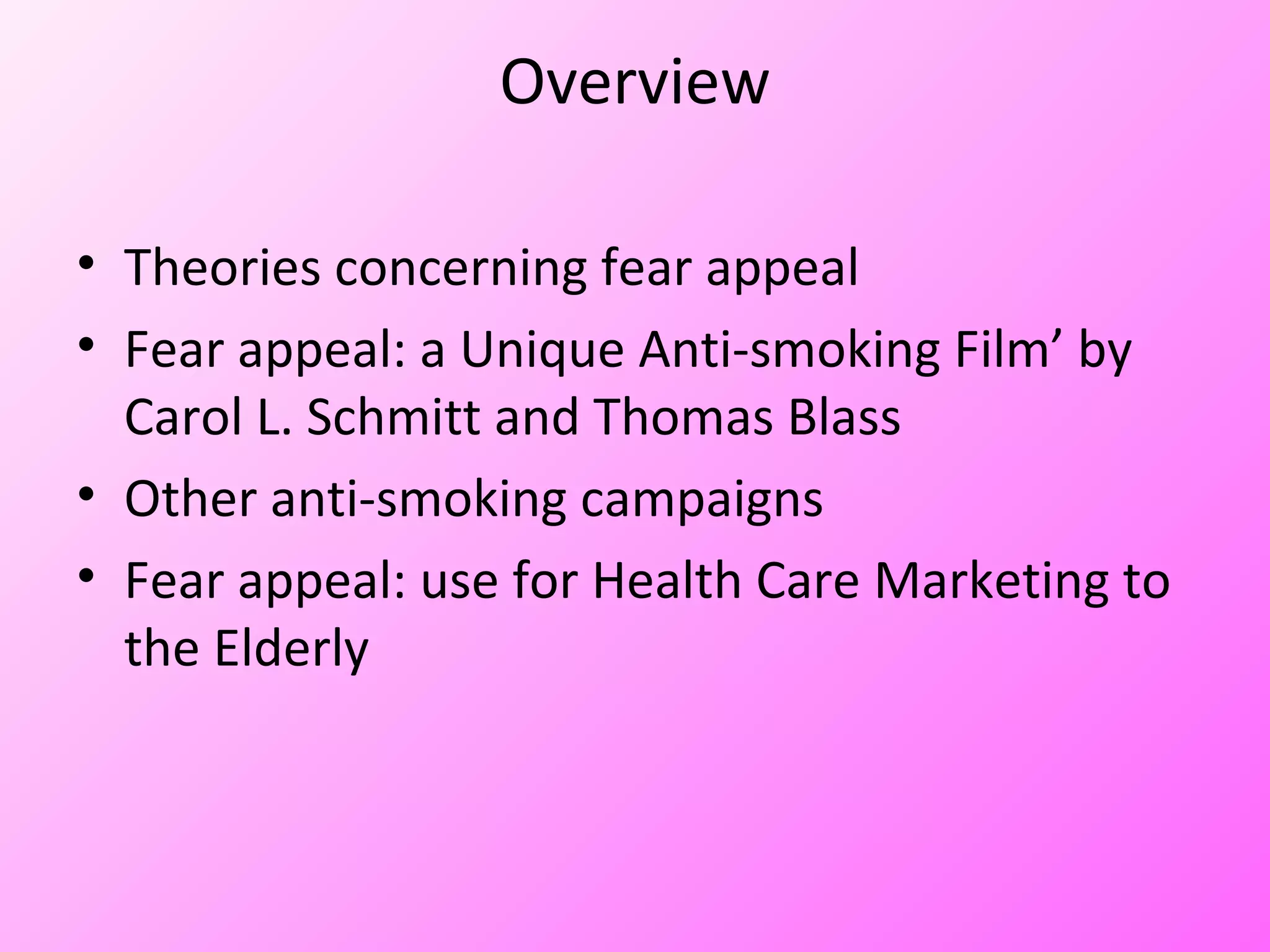 Fear appeal | PPT