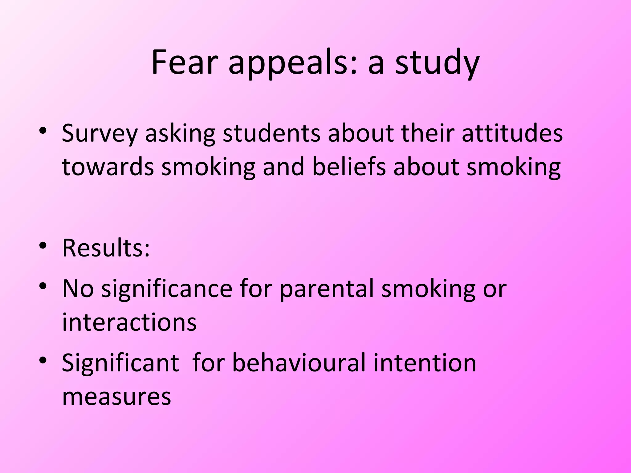 Fear appeal | PPT