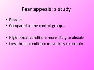 Fear appeal | PPT