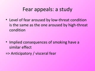 Fear appeal | PPT