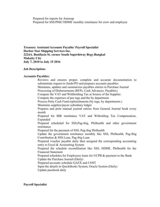 marites resume | DOC