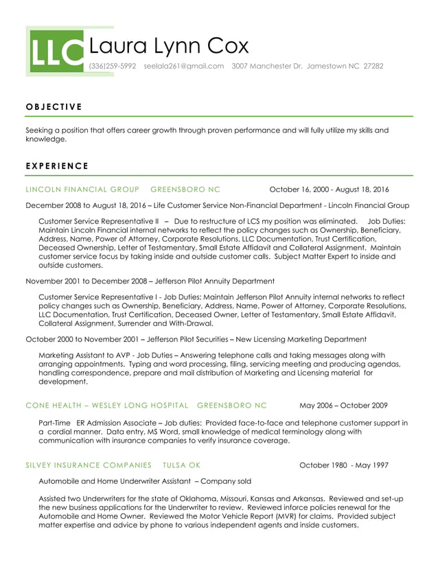 Laura Cox 2016 Final Resume word doc | PDF