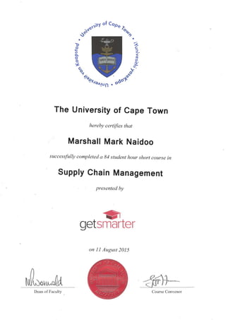 UCT SUPPLY CHAIN | PDF