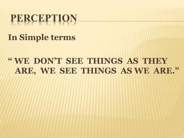 Lav PPT Perception by sight | PPTX | Science