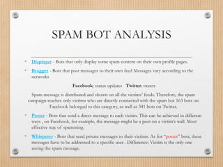Presentation-Detecting Spammers on Social Networks | PPTX