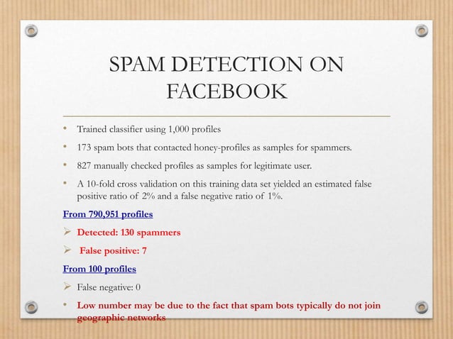 Presentation Detecting Spammers On Social Networks Pptx