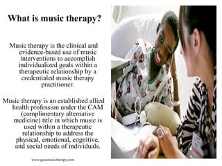 Gsus Music Therapy Presentation - General | PPT | Physical Therapy ...